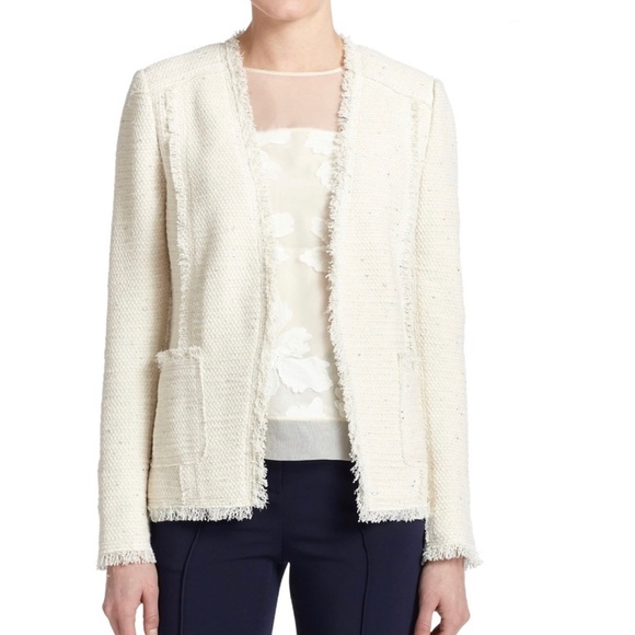Rebecca Taylor | Jackets & Coats | Rebecca Taylor Fridge Trim Tweed ...